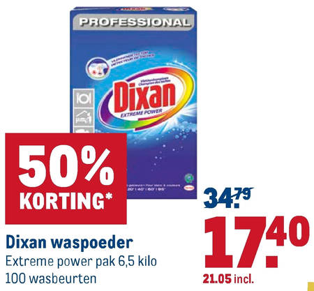 Dixan wasmiddel folder aanbieding bij Makro - details