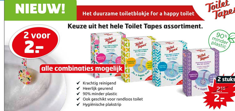 toiletblok folder aanbieding bij Trekpleister - details