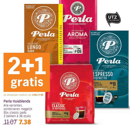 Perla koffie, dolce gusto capsules folder aanbieding bij Albert Heijn ...