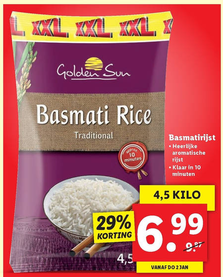 rijst folder aanbieding bij Lidl - details