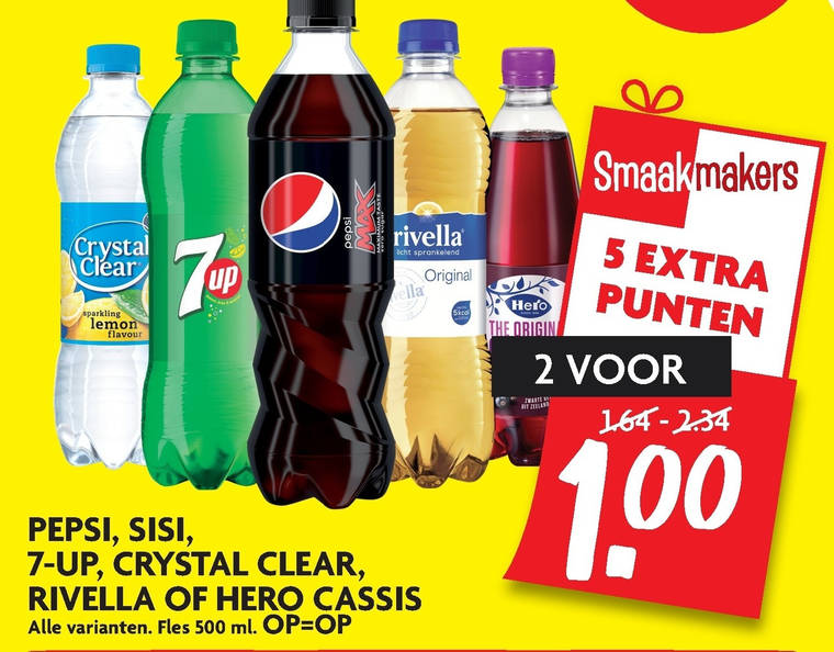 Rivella cola, frisdrank folder aanbieding bij Dekamarkt - details