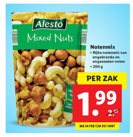 Alesto noten folder aanbieding bij Lidl - details