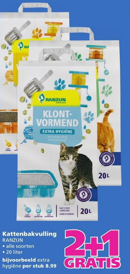 Ranzijn Huismerk kattenbakvulling folder aanbieding bij Ranzijn Tuin en ...