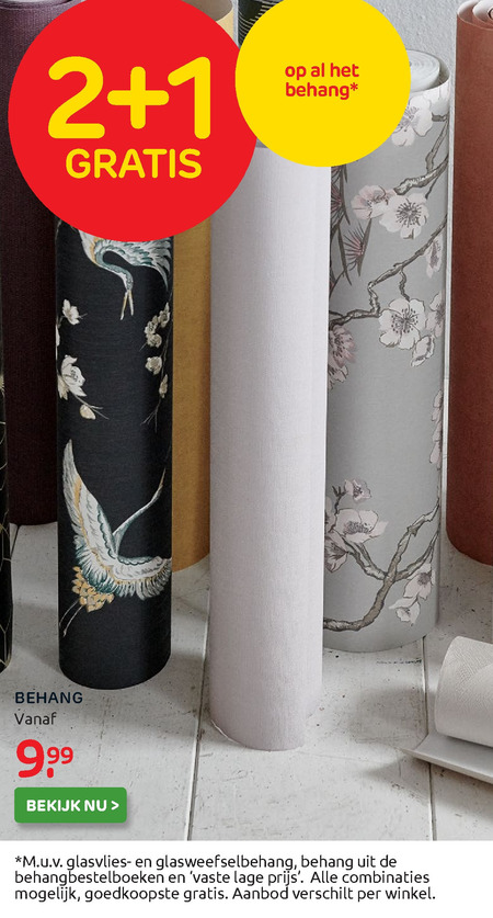 Alle merken vliesbehang, behang folder aanbieding bij Praxis - details