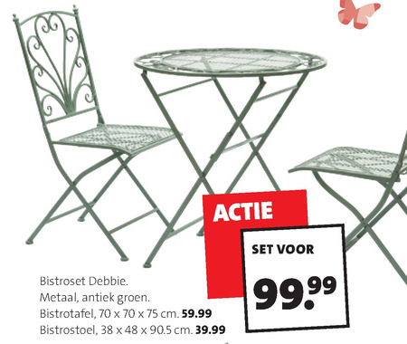 bistroset folder aanbieding bij Intratuin - details