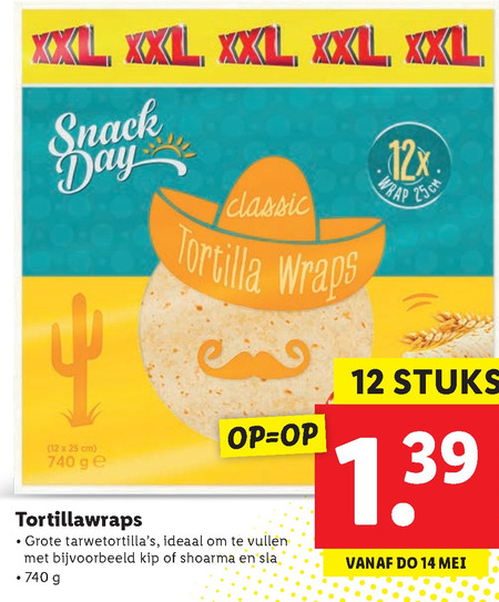 tortilla folder aanbieding bij Lidl - details