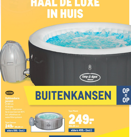 Lay-z-spa buitenspa folder aanbieding bij Makro - details