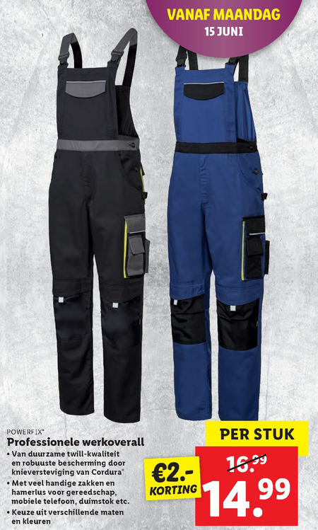 PowerFix overall folder aanbieding bij Lidl - details