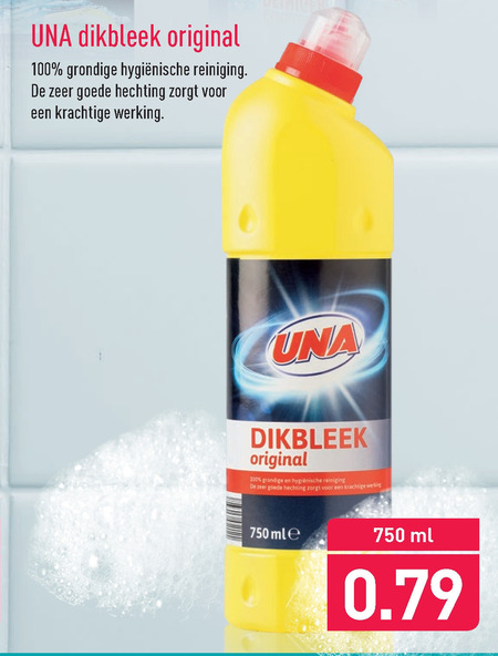 Una bleekmiddel folder aanbieding bij Aldi - details