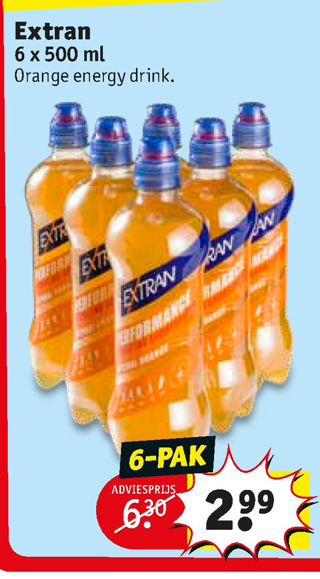 Extran sportdrank folder aanbieding bij Kruidvat - details