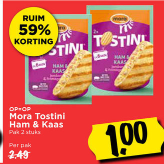 Mora kaasbroodjes folder aanbieding bij Vomar - details