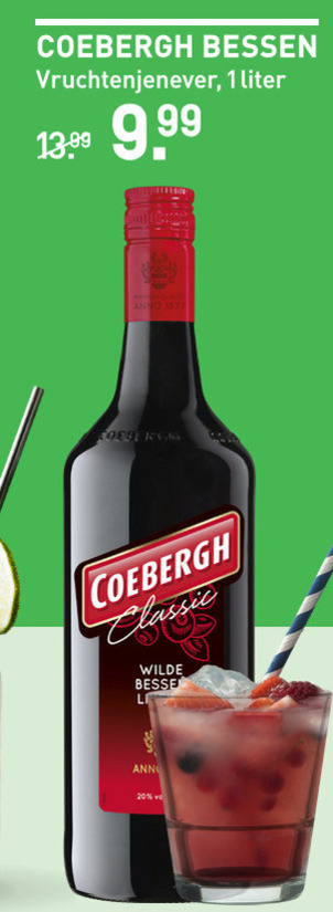 Coebergh bessenjenever folder aanbieding bij Gall & Gall - details