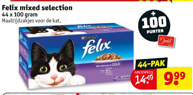 Felix kattenvoer folder aanbieding bij Kruidvat - details