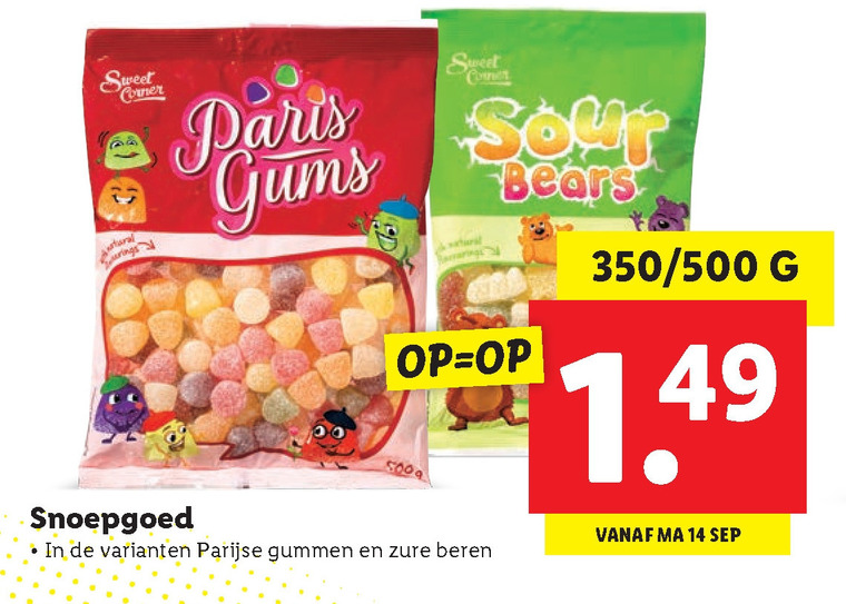 snoep folder aanbieding bij Lidl - details