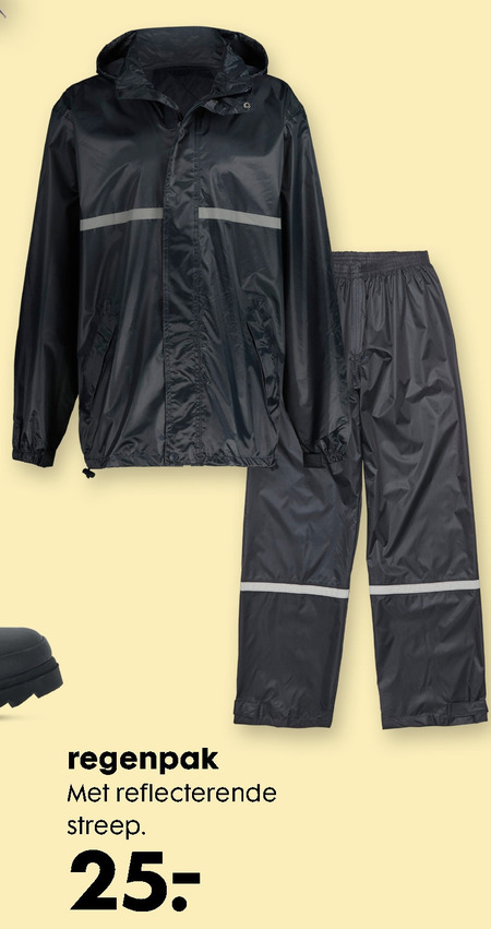regenkleding folder aanbieding bij Hema - details