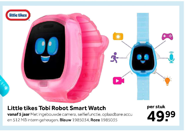 Little Tikes kinderhorloge folder aanbieding bij Intertoys - details