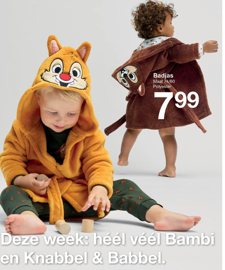 kinderbadjas folder aanbieding bij Zeeman - details