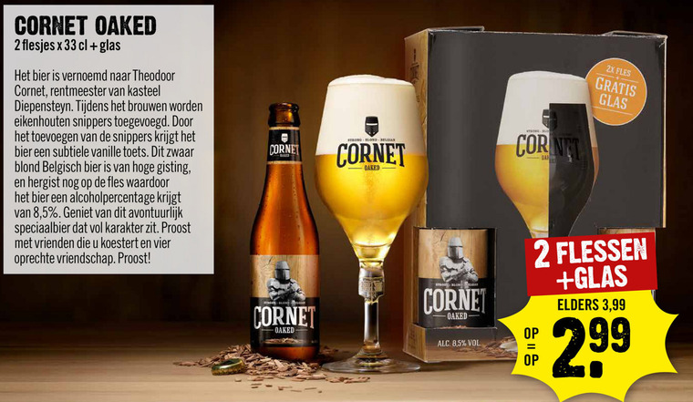 Cornet speciaalbier folder aanbieding bij Dirck III - details