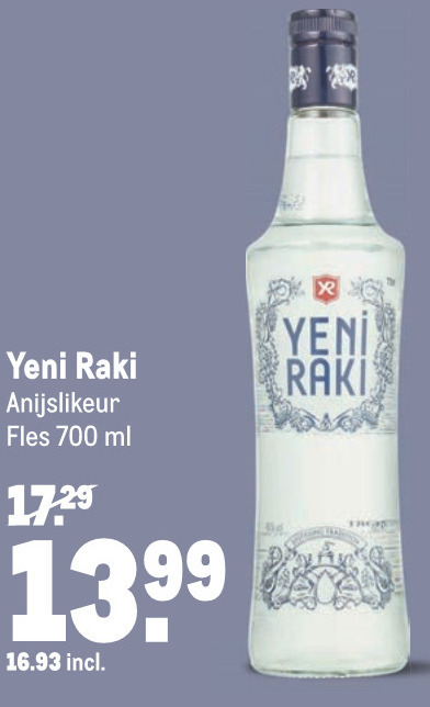 Yeni Raki raki folder aanbieding bij Makro - details