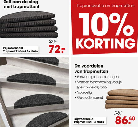 traptredemat folder aanbieding bij Kwantum - details