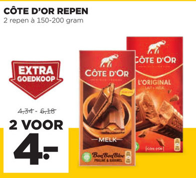 Cote D Or chocolade folder aanbieding bij Jumbo - details