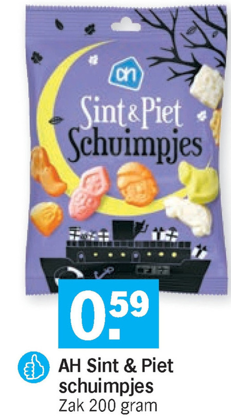 Albert Heijn Huismerk schuimpjes, sinterklaassnoep folder aanbieding ...