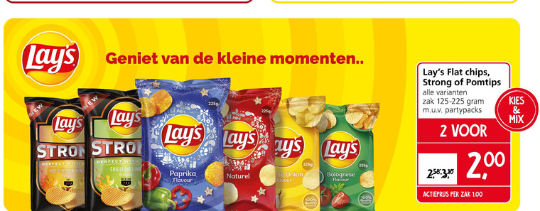 Lays chips folder aanbieding bij Jan Linders - details