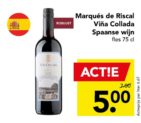 rode wijn folder aanbieding bij Deen - details