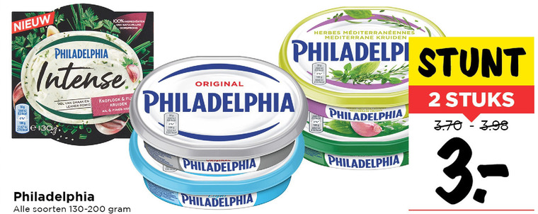 Philadelphia roomkaas folder aanbieding bij Vomar - details