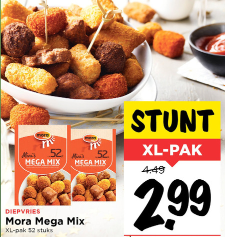 Mora snack folder aanbieding bij Vomar - details