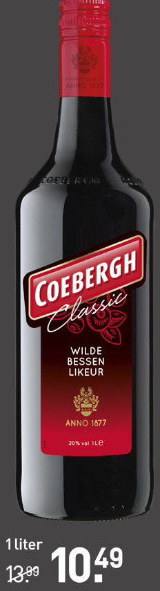 Coebergh bessenjenever folder aanbieding bij Gall & Gall - details