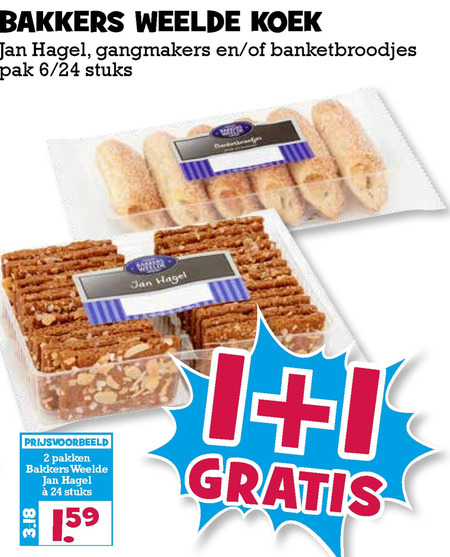 Bakkers Weelde koek folder aanbieding bij Boons Markt - details