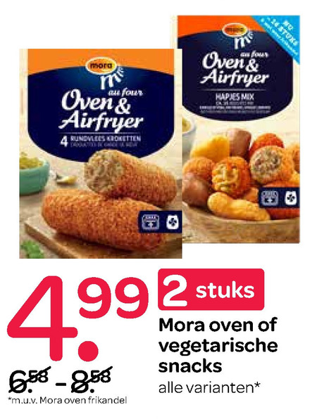 Mora snack folder aanbieding bij Spar - details