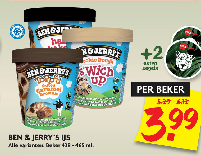 Ben And Jerrys Ijsspecialiteit Folder Aanbieding Bij Dekamarkt Details