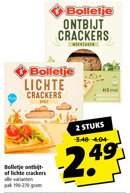 Bolletje crackers folder aanbieding bij Boni - details
