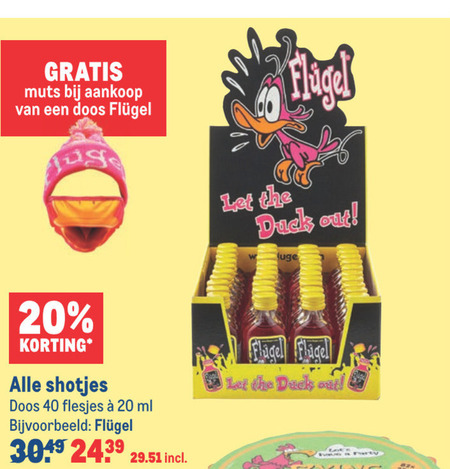 Flugel likeur folder aanbieding bij Makro - details