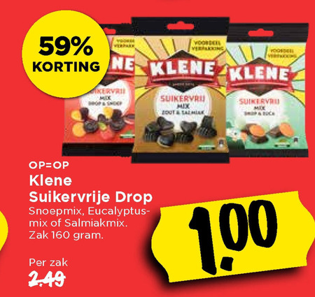 Klene drop folder aanbieding bij Vomar - details