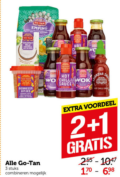 Go-Tan woksaus, oosterse keuken folder aanbieding bij Coop - details