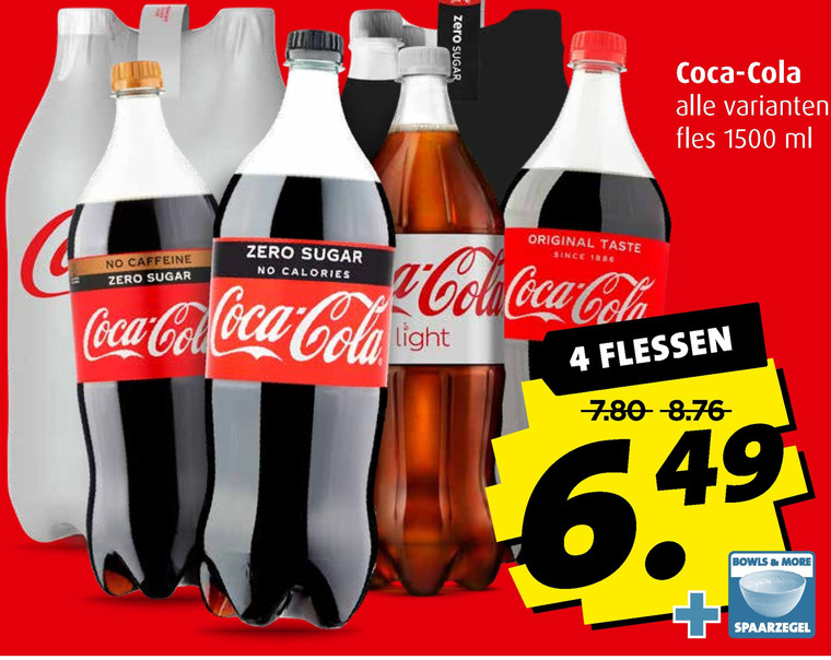 Coca-Cola cola folder aanbieding bij Boni - details