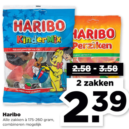 Haribo snoep folder aanbieding bij Plus - details