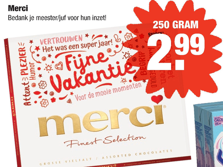 Merci chocolade folder aanbieding bij Aldi - details