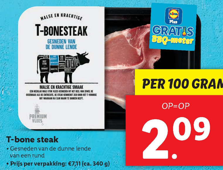 tbone steaks folder aanbieding bij Lidl - details