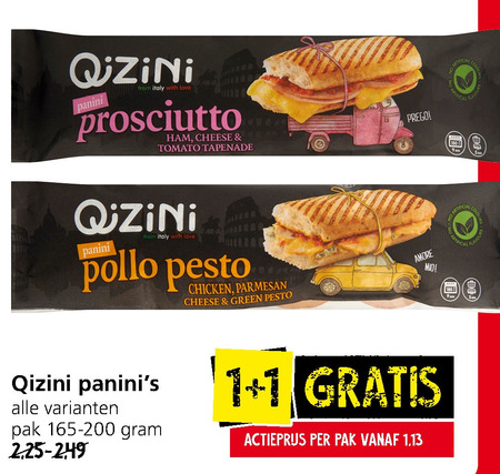 Qizini panini folder aanbieding bij Jan Linders - details