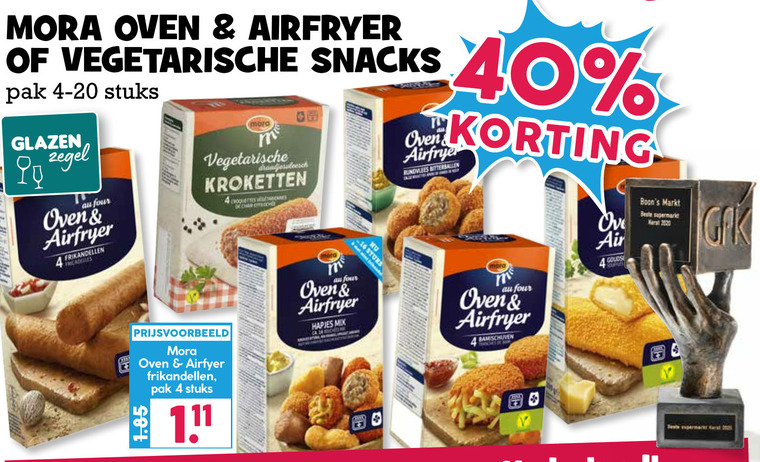 Mora bitterballen, kroket folder aanbieding bij Boons Markt - details