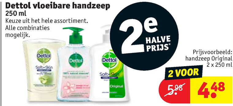 Dettol handzeep folder aanbieding bij Kruidvat - details