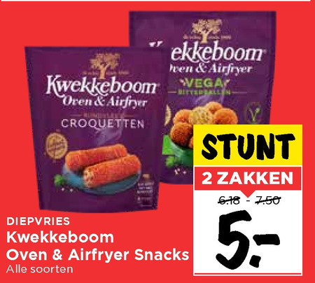 Kwekkeboom bitterballen, kroket folder aanbieding bij Vomar - details