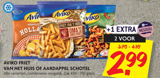 Aviko patat folder aanbieding bij Dekamarkt - details