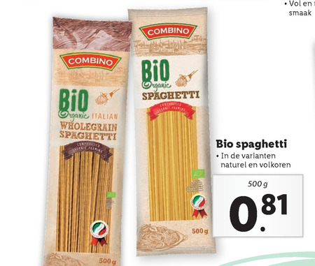 spaghetti folder aanbieding bij Lidl - details