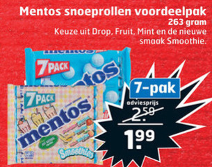 Mentos snoep folder aanbieding bij Trekpleister - details