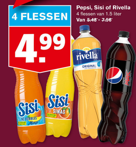 Rivella frisdrank, cola folder aanbieding bij Hoogvliet - details
